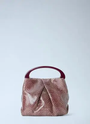 Dries Van Noten Patterned Top Handle Bag