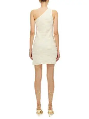 Bottega Veneta Woven Jacquard Dress - Cream