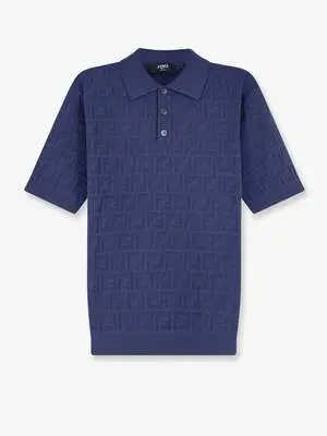 Fendi Ff Cotton Polo Shirt - Multicolor