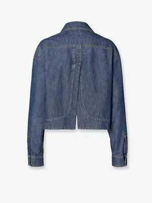 Fendi Chambray Denim Jacket - Blue