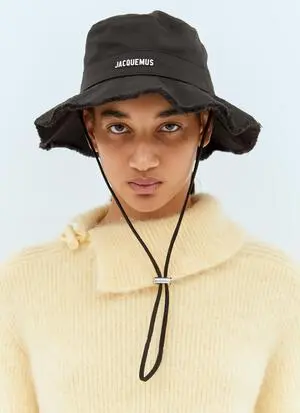 Jacquemus Le Bob Artichaut Bucket Hat - Black