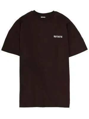 ROTATE BY BIRGER CHRISTENSEN T-shirt With Logo - Brown