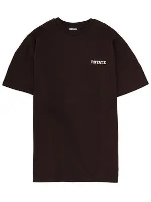 ROTATE BY BIRGER CHRISTENSEN T-shirt With Logo - Brown