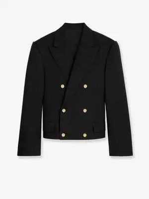 Celine Virgin Wool Blazer - Black