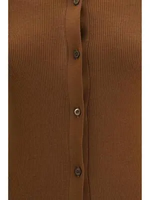 Prada Ribbed Wool Cardigan