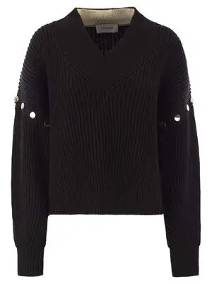 Sportmax Tay Oversized Jumper With Detachable Sleeves