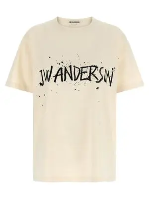 JW Anderson J.w.anderson 'circular' T-shirt - Cream