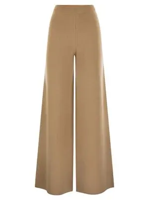 Max Mara Judy Wool And Cashmere Trousers - Brown