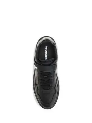 Dsquared2 Leather Strap Sneakers