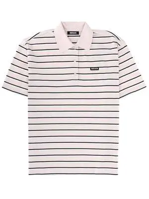 ROTATE BY BIRGER CHRISTENSEN Striped Polo Shirt - Pink