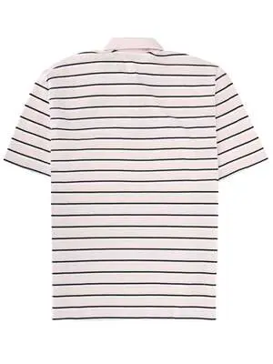 ROTATE BY BIRGER CHRISTENSEN Striped Polo Shirt - Pink