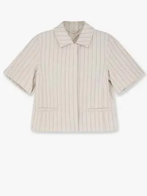 Max Mara Mxmangio Cotton Blazer - Multicolor