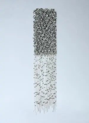 Dries Van Noten Scarf Necklace - Silver