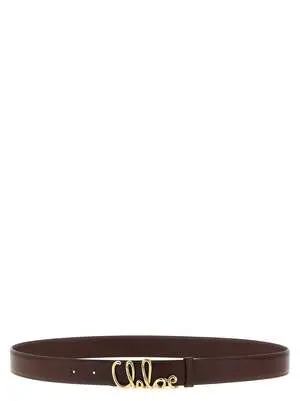 Chloé Iconic Belt - Brown