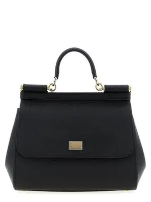 Dolce & Gabbana Sicily' Large Handbag - Black
