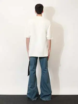 Rick Owens Cotton T-shirt With Logo On The Front
