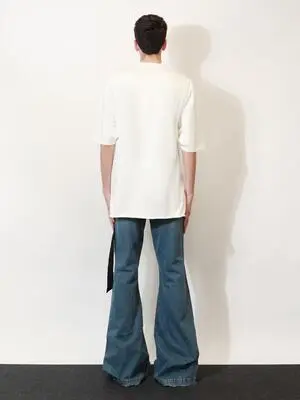 Rick Owens Cotton T-shirt With Logo On The Front - Multicolor
