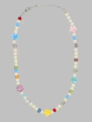 Off-White Collana Con Perline