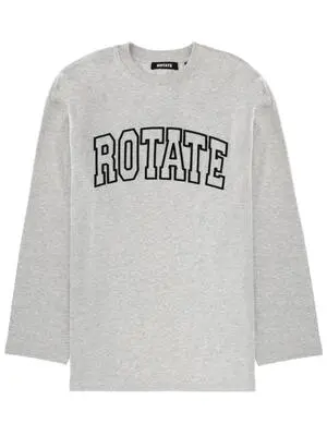 ROTATE BY BIRGER CHRISTENSEN T-shirt With Logo - Gray