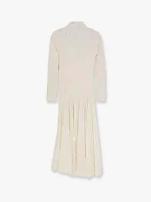 Alaïa Long Wool Dress - Multicolor