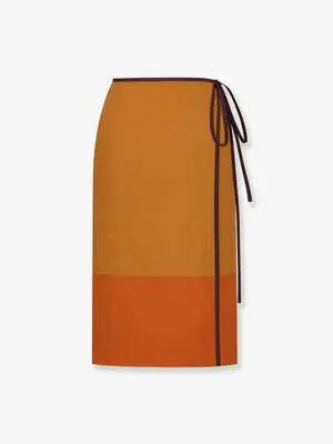 Saint Laurent Nylon Pencil Skirt - Multicolor