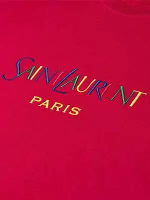 Saint Laurent Cotton Pullover - Multicolor