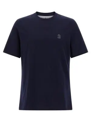 Brunello Cucinelli Logo Print T-shirt