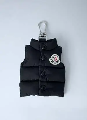 Moncler Puffer Keyring Charm - Black