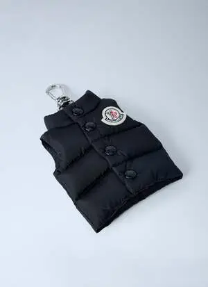 Moncler Puffer Keyring Charm - Black
