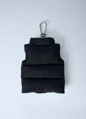 Moncler Puffer Keyring Charm - Black
