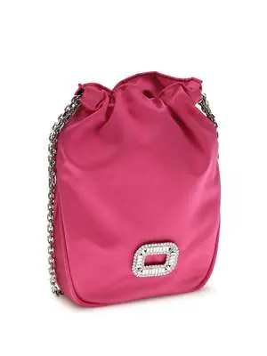 ROGER VIVIER Nano Pilgrim Bucket Bag - Pink