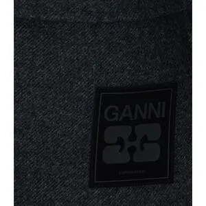GANNI Wool Blend Peacoat