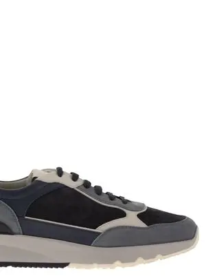 Brunello Cucinelli Multicolour Leather And Suede Runner Sneakers