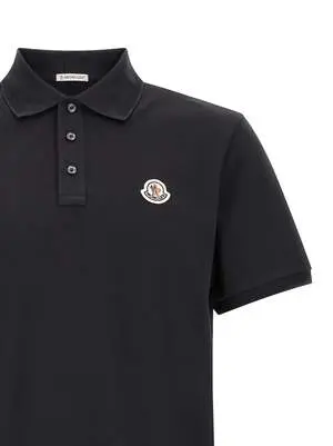 Moncler Logo Patch Polo Shirt
