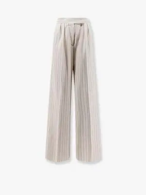 Max Mara Mxmosso Cotton Trousers - Multicolor