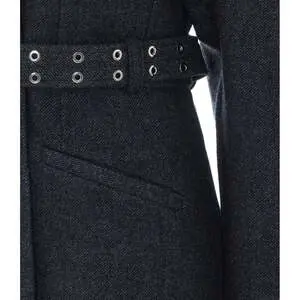 GANNI Wool Peacoat