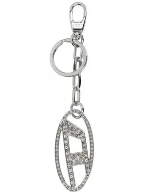 DIESEL® Holy-c Keychain With Logo - Silver