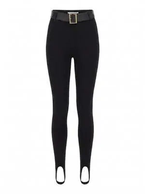 SELF-PORTRAIT Knit Stirrup Leggings - Multicolor