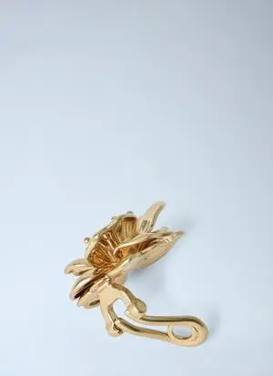 Miu Miu Mental Earrings With Crystals