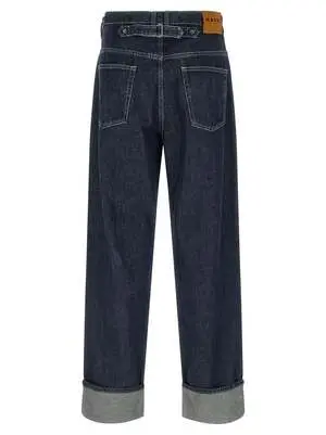 Marni Logo Embroidery Jeans