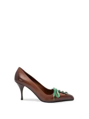 Prada Prada Women Leather Pumps Multicolor