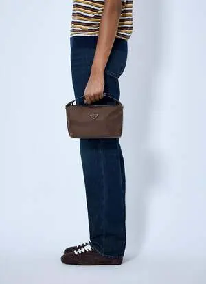 Prada Re-nylon Chérie Mini Handbag - Brown