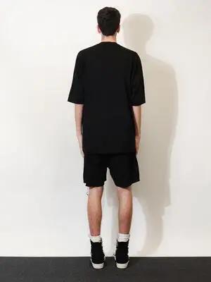 Rick Owens Cotton T-shirt With Logo On The Front