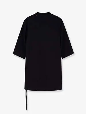 Rick Owens Cotton T-shirt With Logo On The Front