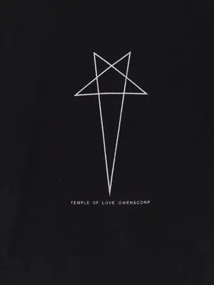 Rick Owens Cotton T-shirt With Logo On The Front