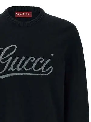 Gucci Logo Intarsia Sweater