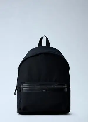 Saint Laurent City Backpack - Black