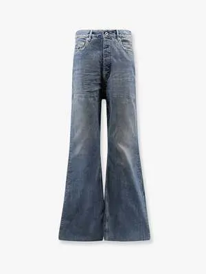 Rick Owens Blue Denim Jeans - Multicolor