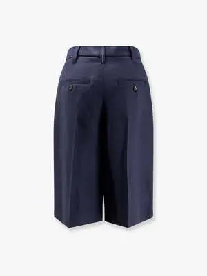 Brunello Cucinelli Viscose And Linen Bermuda Shorts