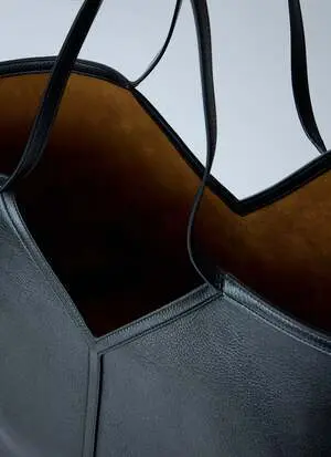 Saint Laurent Y Thin Tote Bag With Removable Pouch